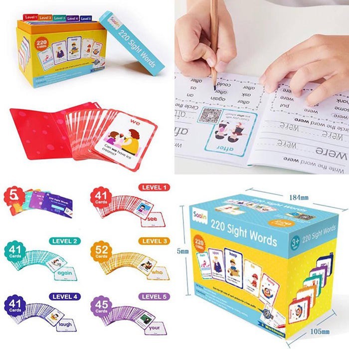 220 Sight words, Buku Saalin x Manila 220 Sight WORDS - Lovelygubuk