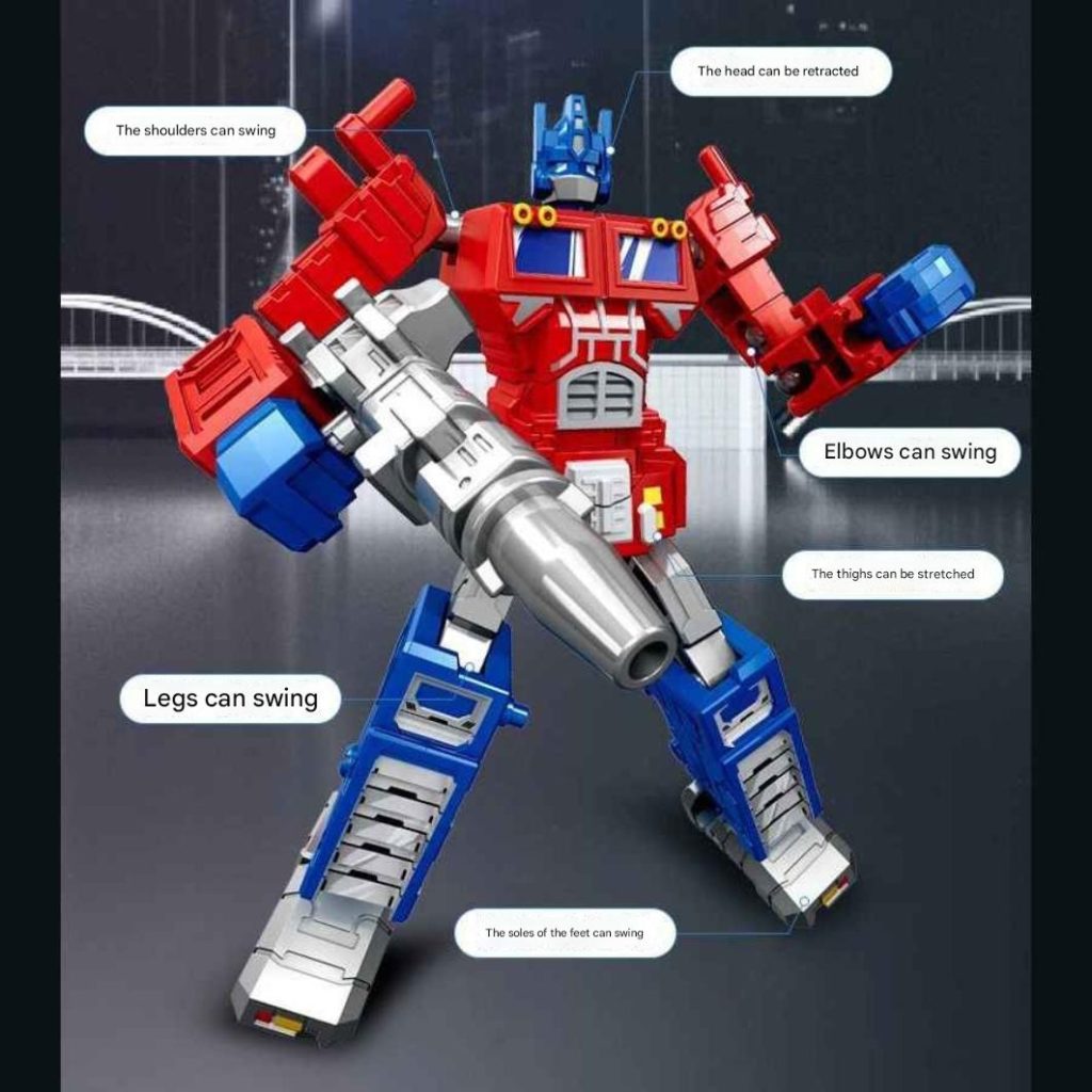 Pulpen Robot Humanoid, Robot Pen 2-in-1, Pulpen Mainan Robot – Alat ...
