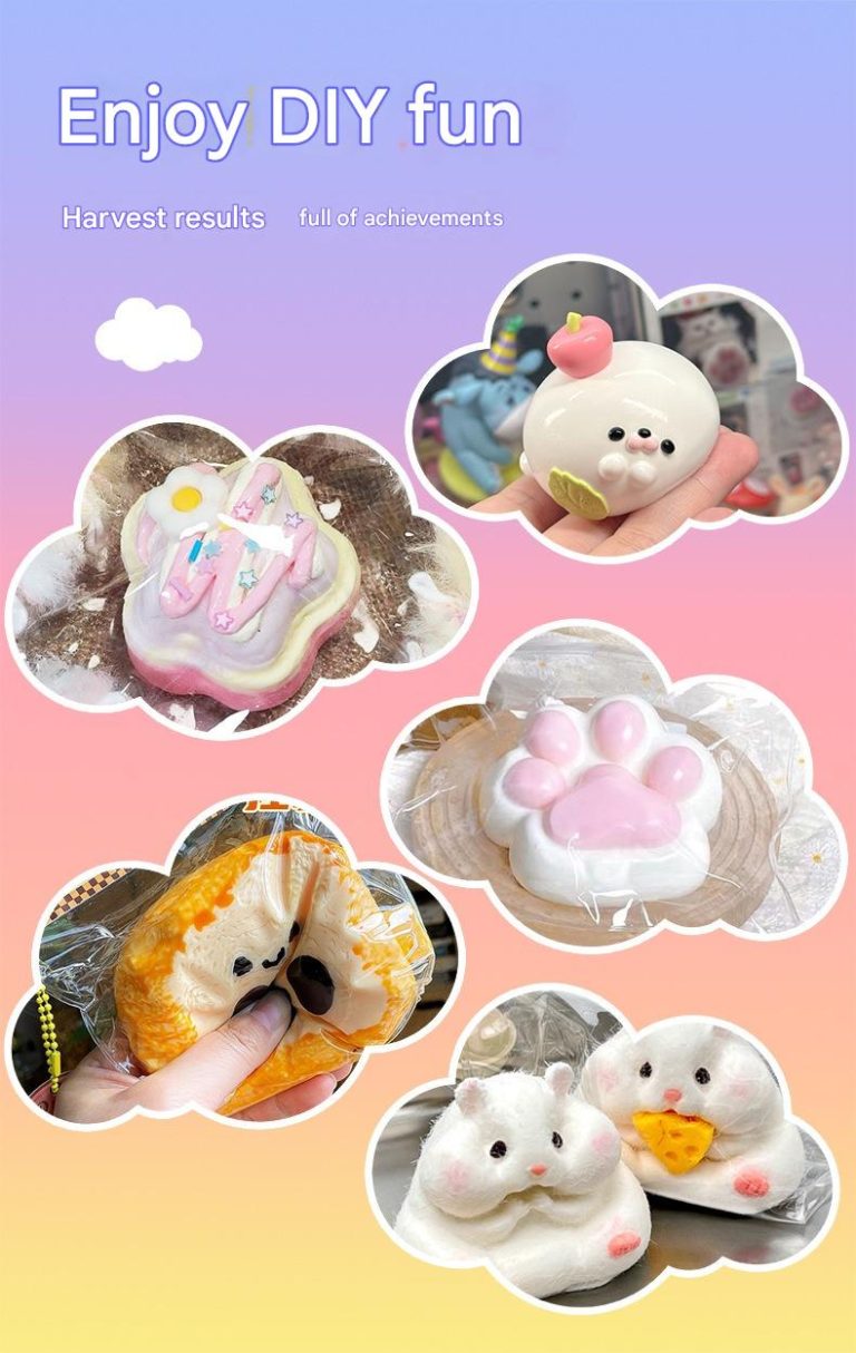 Glue 1:1 DIY Taba Squishy, Mainan Paket DIY Set Taba Squishy Kerajinan ...